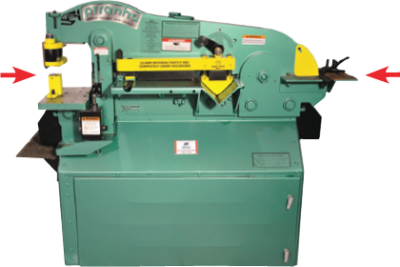 Piranha P-50 Ironworker - Piranha Metal Fabrication Equipment by MegaFab